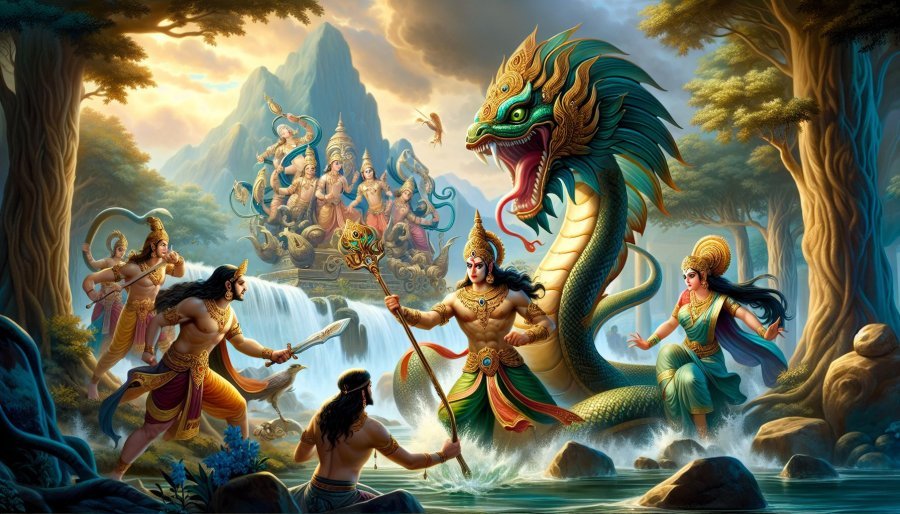 Astika Parva Summary: Tale of Kadru, Vinata, and Garuda [Section XVI]