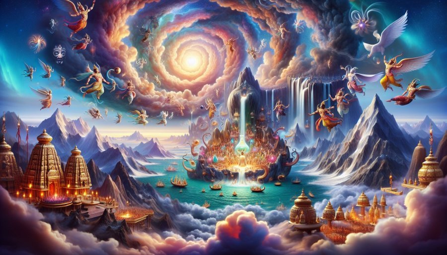 The Churning of the Ocean: Gods, Asuras, and Nectar [Section XVIII]