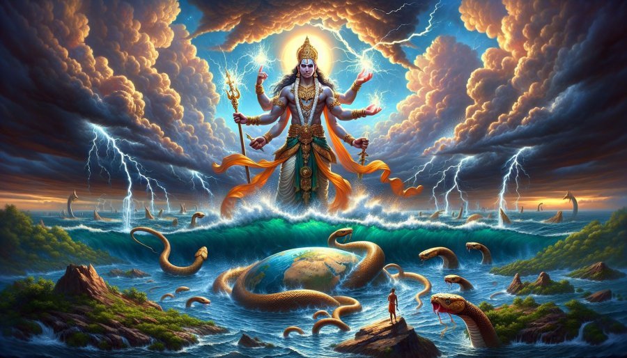 Indra's Blessing: The Delight of Nagas and the Flood of Water [Section ...