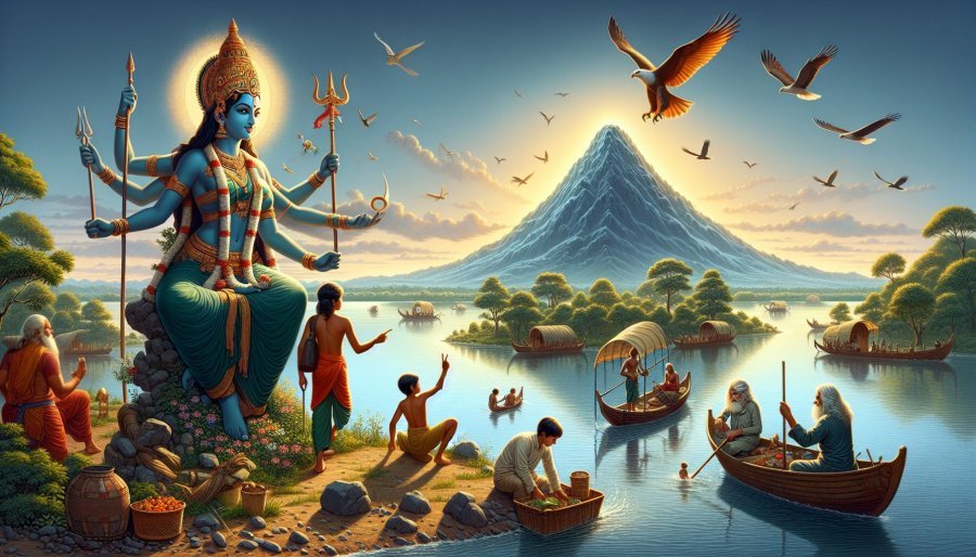 King Vasu and the Birth of Vyasa: The Epic Tale of Mahabharata's ...