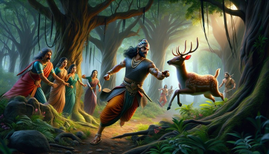 Pandu's Retirement in the Woods: Bhishma's Marriage to Vidura's Wife ...
