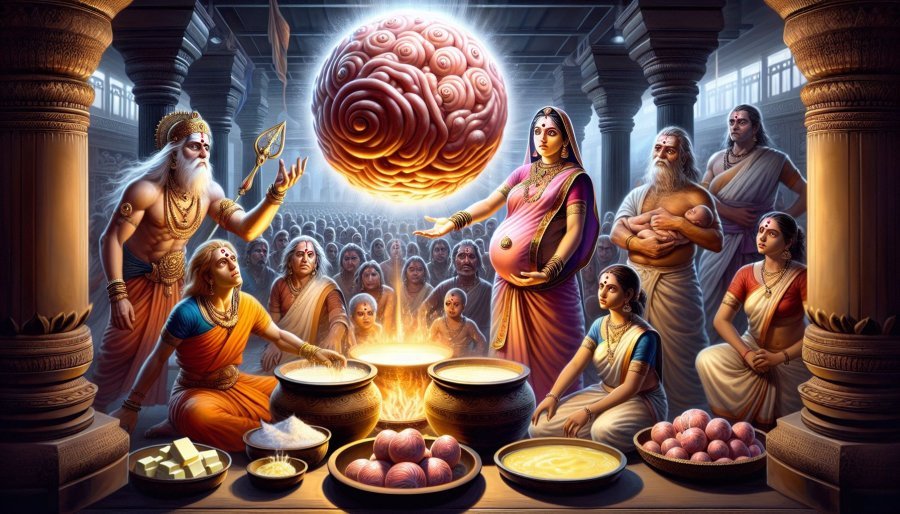 The Birth of Gandhari's Daughter: A Story of Divine Blessings [Section ...