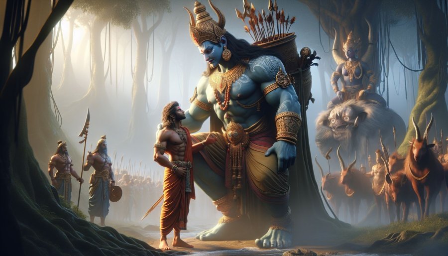 The birth of Ghatotkacha: A Rakshasa warrior born to Hidimva [Section ...