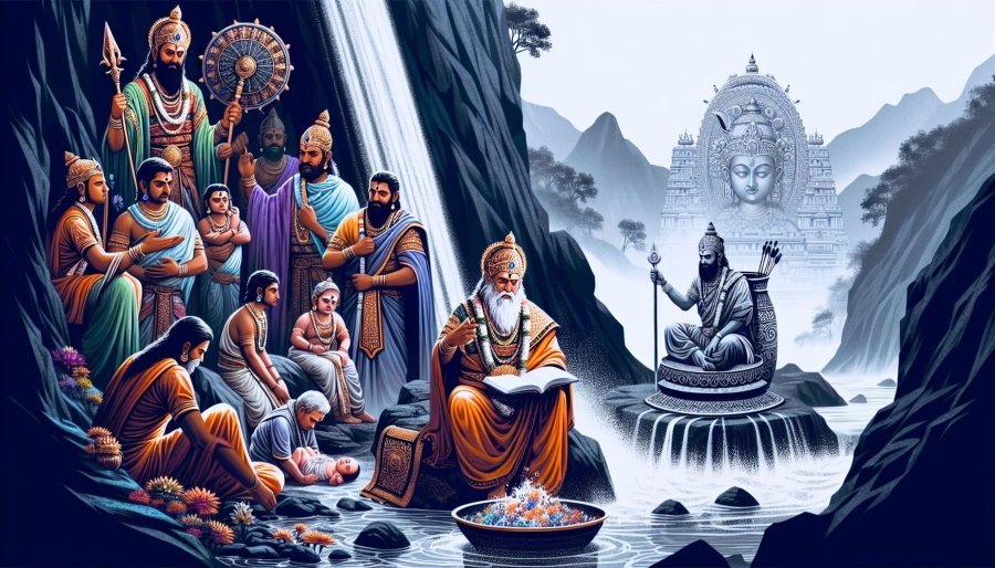 Vasishtha's Return to Ayodhya: The Birth of Asmaka [Section CLXXIX]