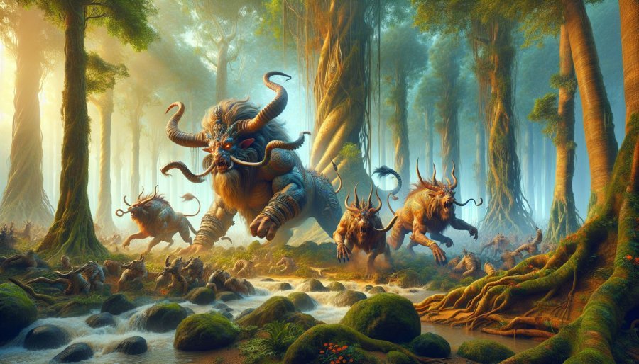 The Burning of Khandava Forest: Krishna & Arjuna's Mighty Battle ...