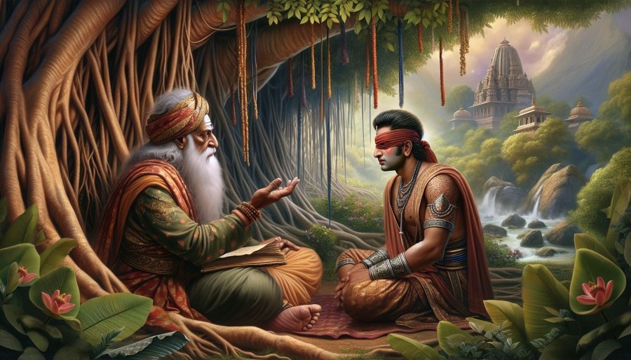 Vyasa's advice to Dhritarashtra: Prevent the Pandavas from seeking ...