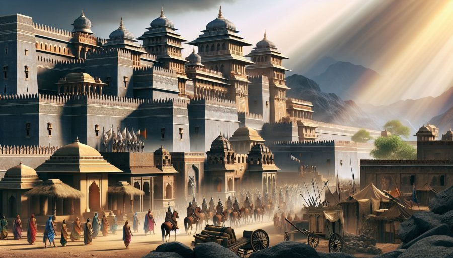 Yudhishthira learns of Salva's siege on Dwaraka [Section XV]