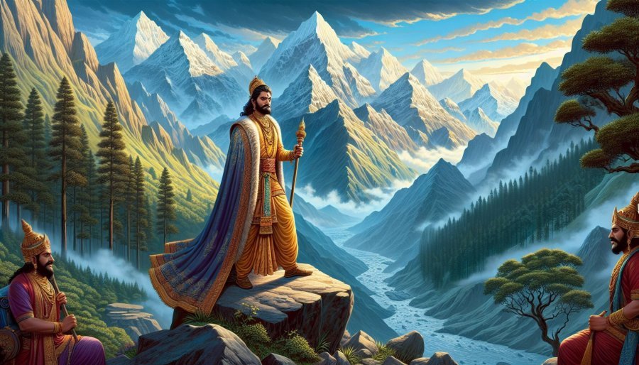 Powerful King Bhagiratha's Austerities for Ganga's Descent [Section CVIII]