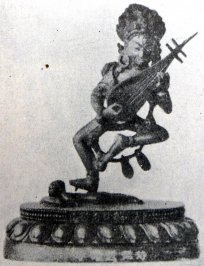 Fig. 209: Vīṇā [The Indian Buddhist Iconography]