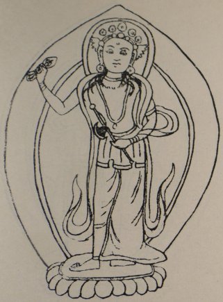 Fig. 81A: Dharmacakra Lokeśvara [The Indian Buddhist Iconography]