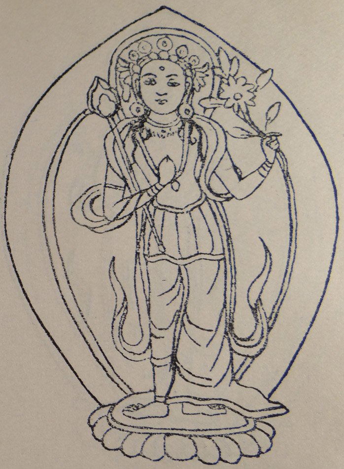 108 forms of Avalokiteśvara (102): Vidyāpati Lokeśvara