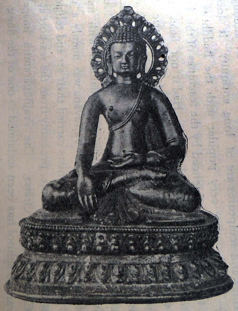 Figure 10: Buddha (Buddhist triad) [The Indian Buddhist Iconography]