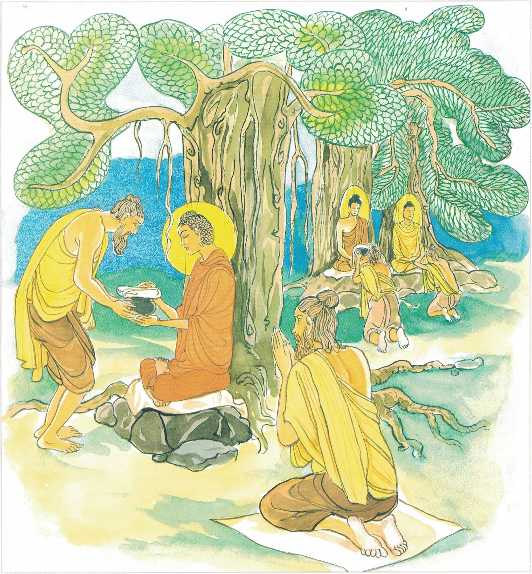 The Story of the Golden Stūpa of Kassapa Buddha [Verse 195-196]