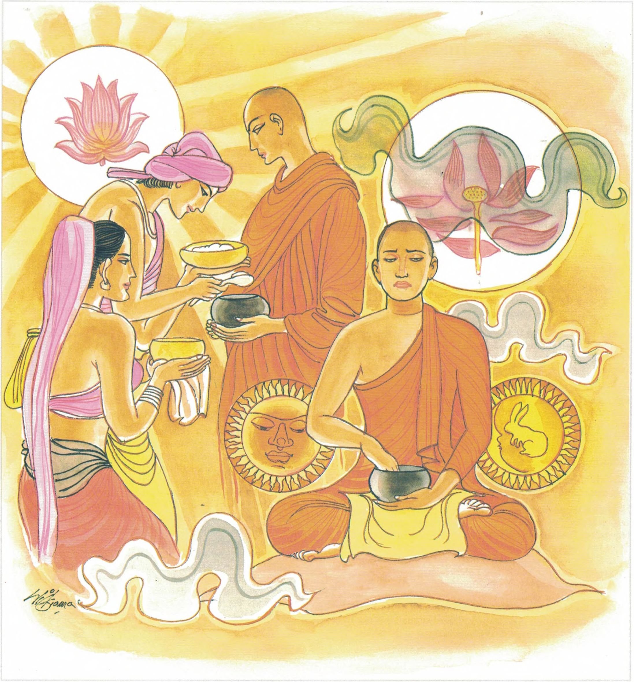The Story of Tissa [Verse 249-250]
