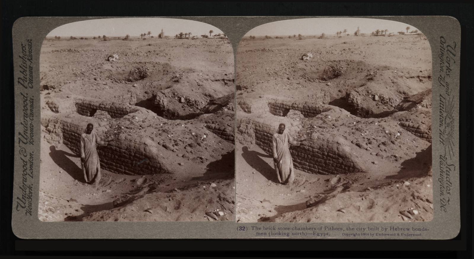 The Brick Store-chambers Of Pithom, The City Built By Hebrew Bondsmen ...