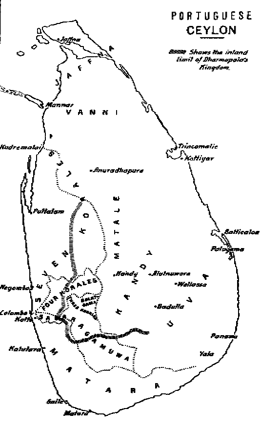 The decline of the Portuguese power (1635 AD—1656 AD) [Chapter VIII]