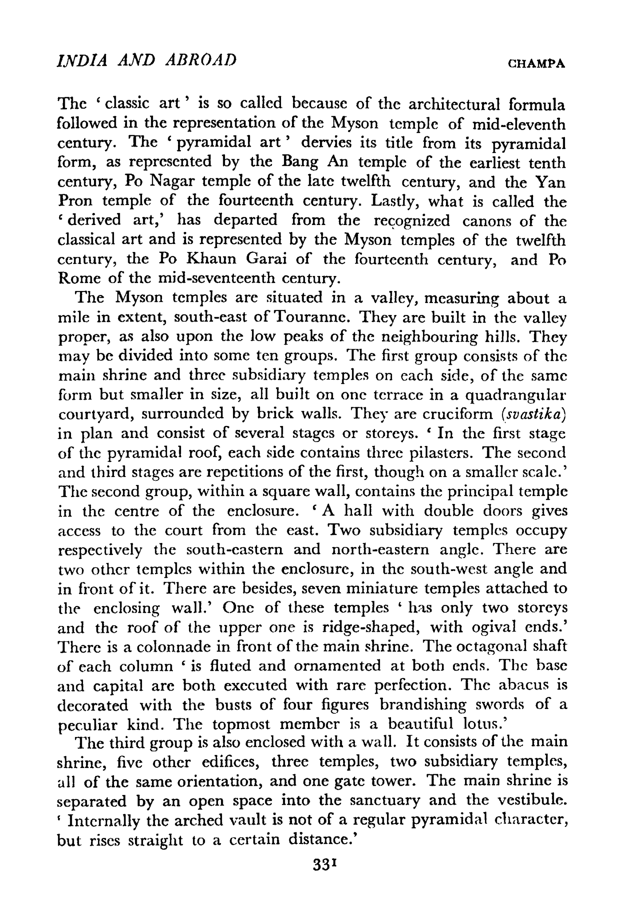 Page 429 of: Hindu Architecture in India and Abroad