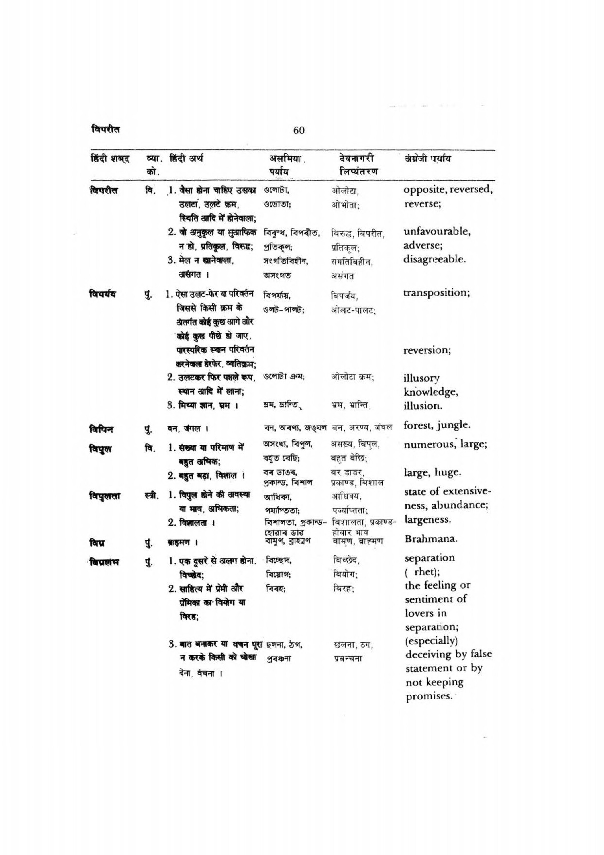 Hindi-Assamese-English Volume 3 [page 64] Hindi-Bengali-English ...