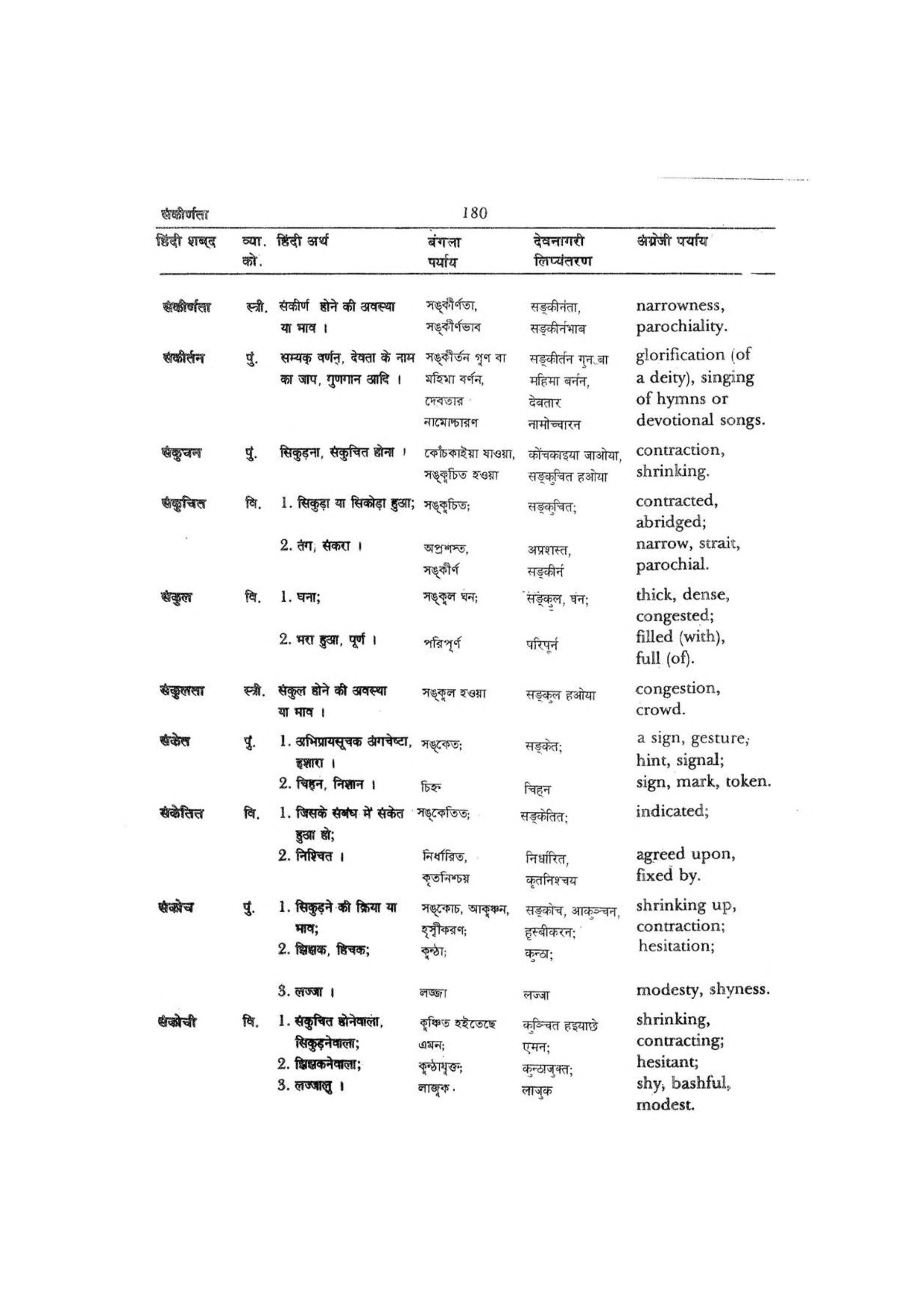 Hindi-Bengali-English Volume 3 [page 183] [Indian language Dictionaries]