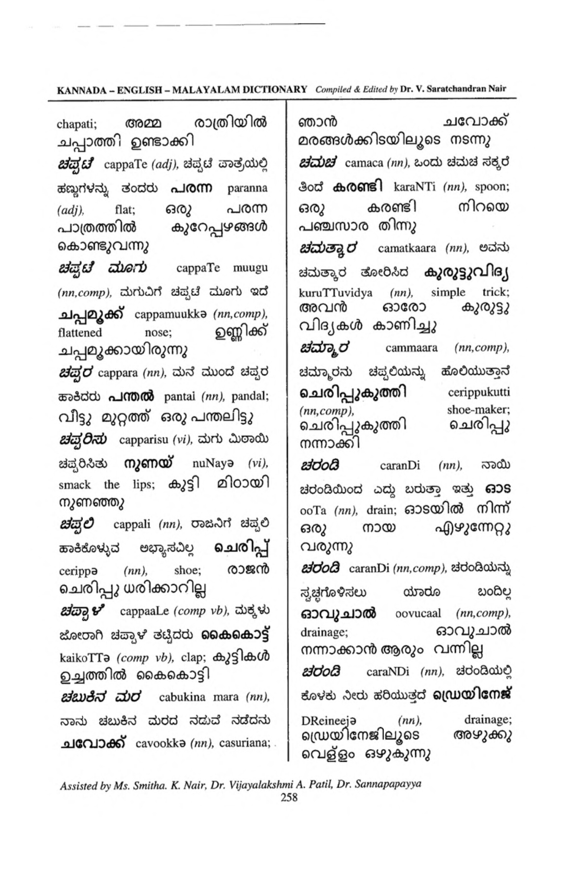 Page 284 of: Dictionaries of Indian languages (Kosha) [Indian language ...