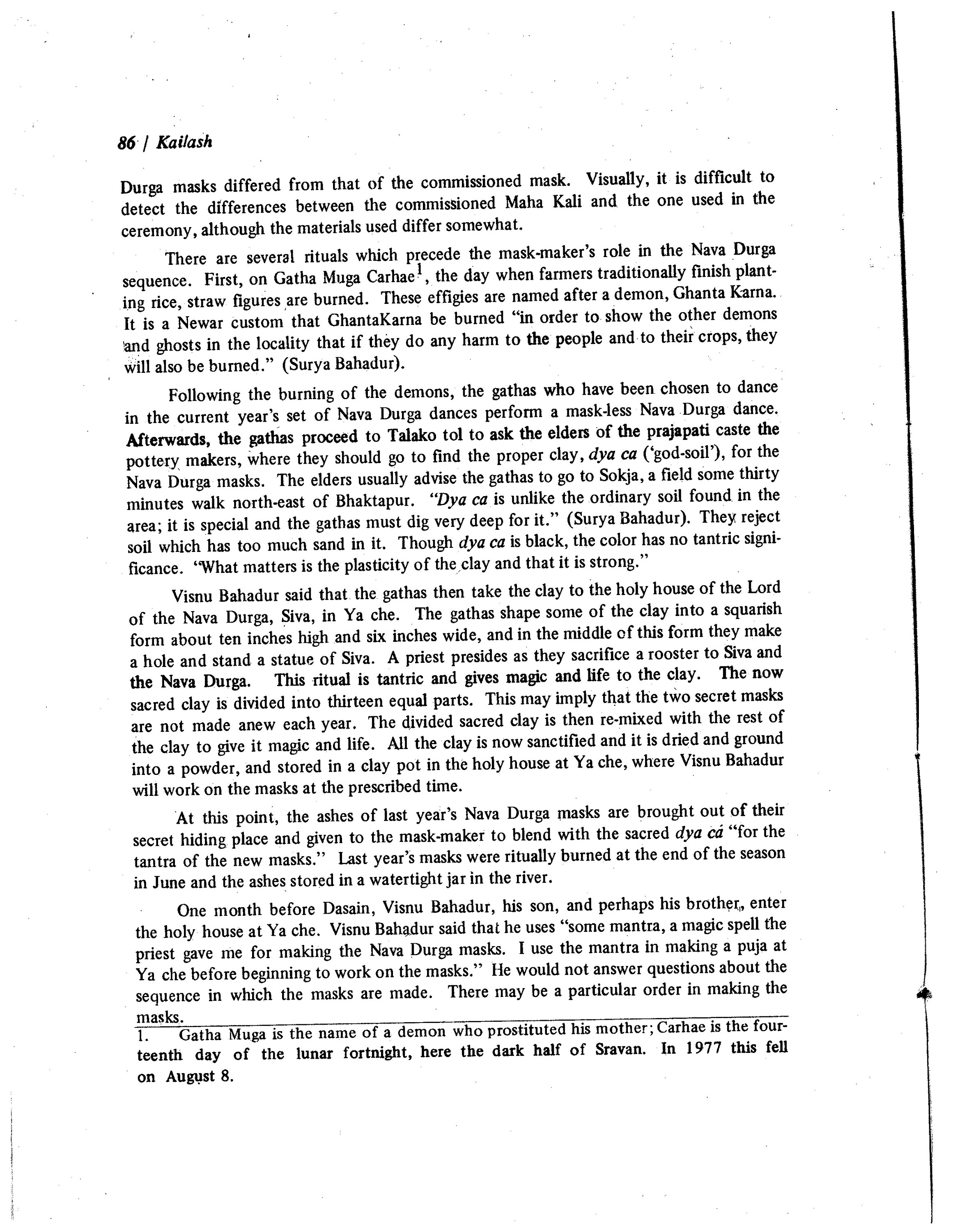 The tradition of the Nava Durga in Bhaktapur, Nepal [page 8]