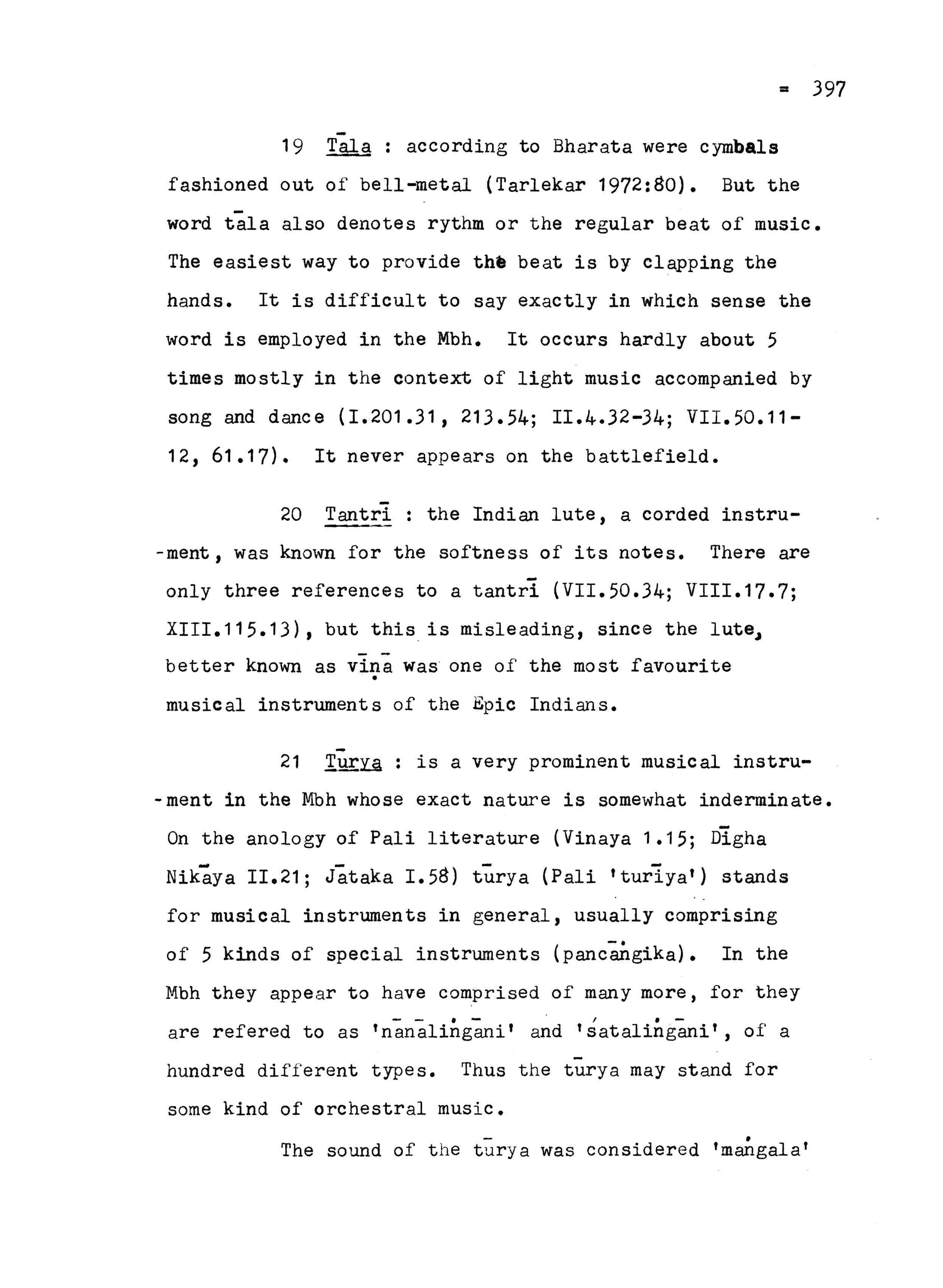 Musical Instruments in the Mahabharata [Chapter 11] [page 12]