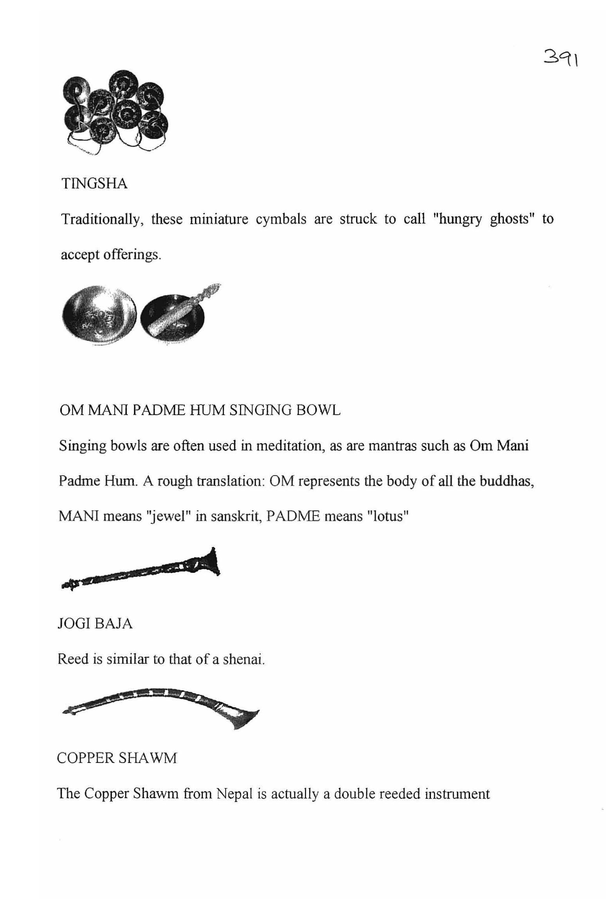List of plates: Stringed Instruments [Appendix 1] [page 105]