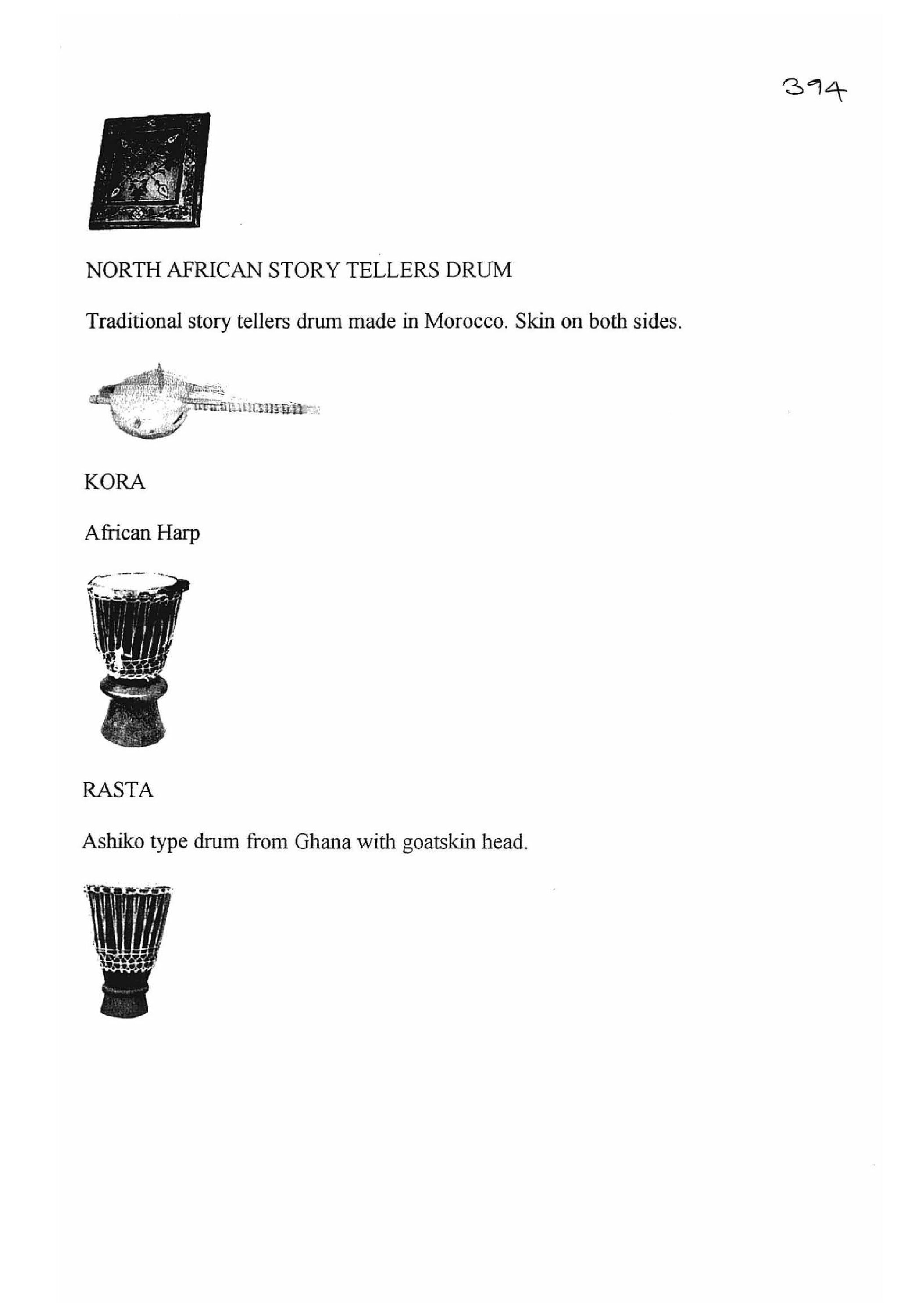 List of plates: Stringed Instruments [Appendix 1] [page 108]