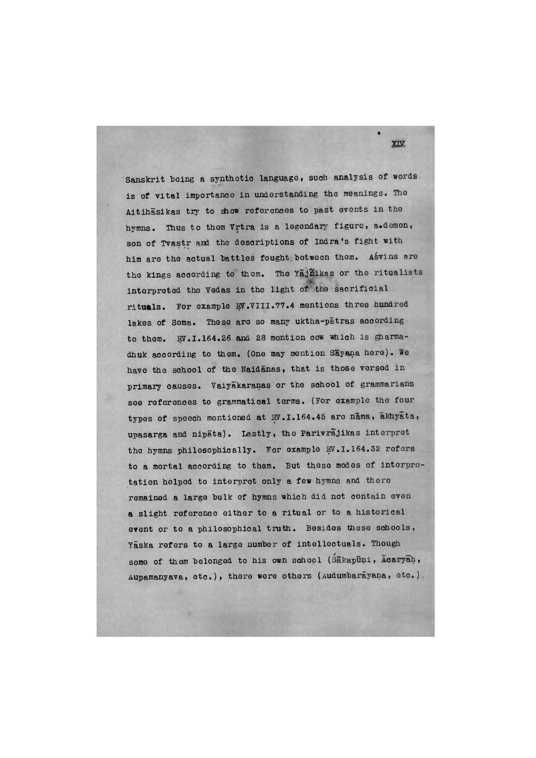 Introduction—Yaska's Nirukta and Vedic interpretation [page 7]