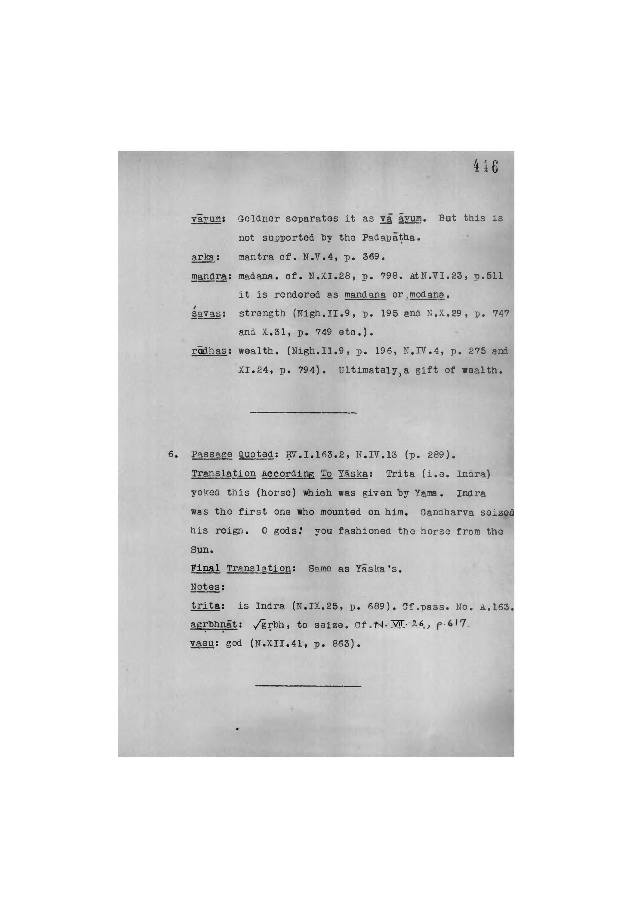 Page 7 of: Nirukta and the Vedic interpretation (study)