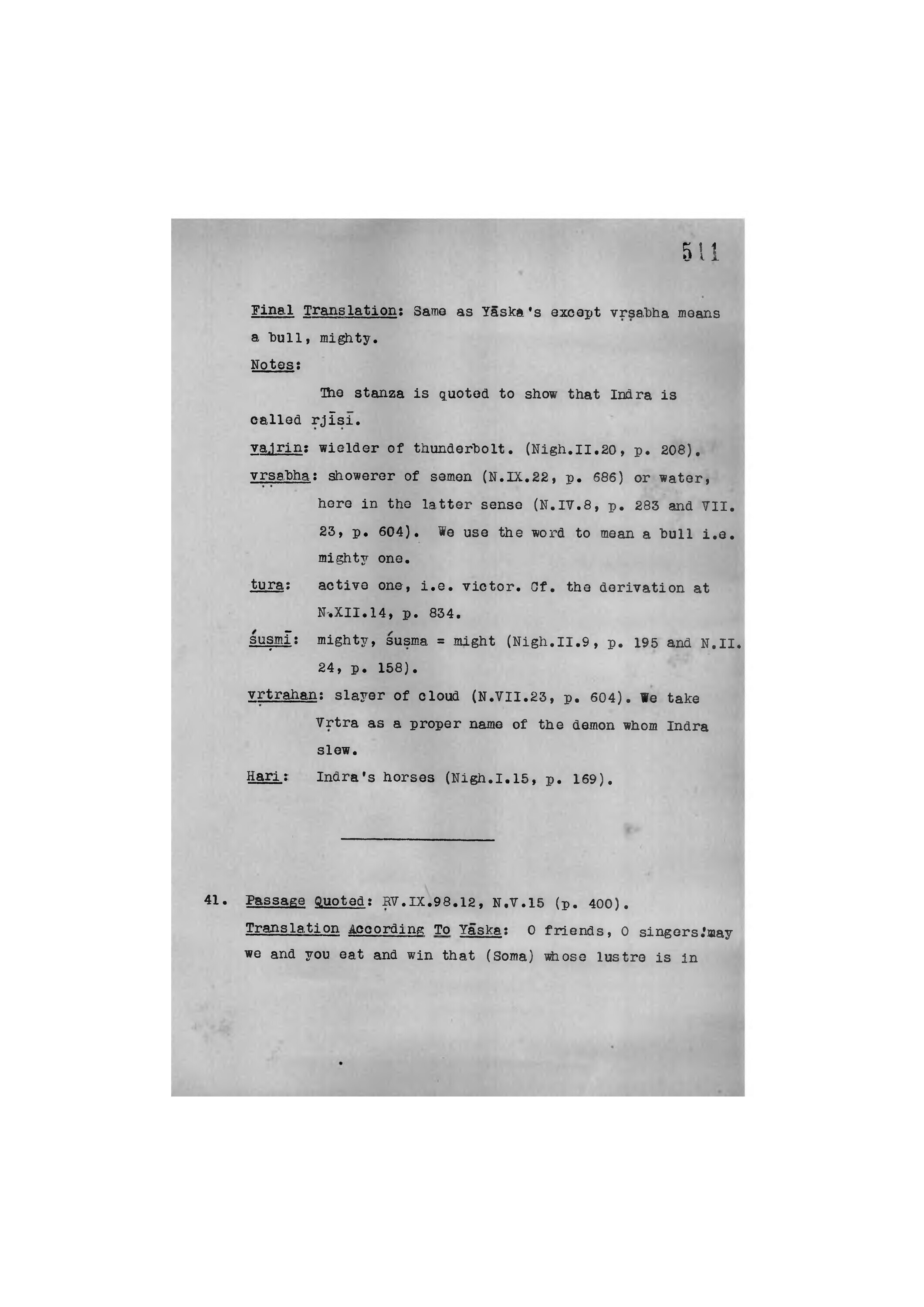 Page 42 of: Nirukta and the Vedic interpretation (study)