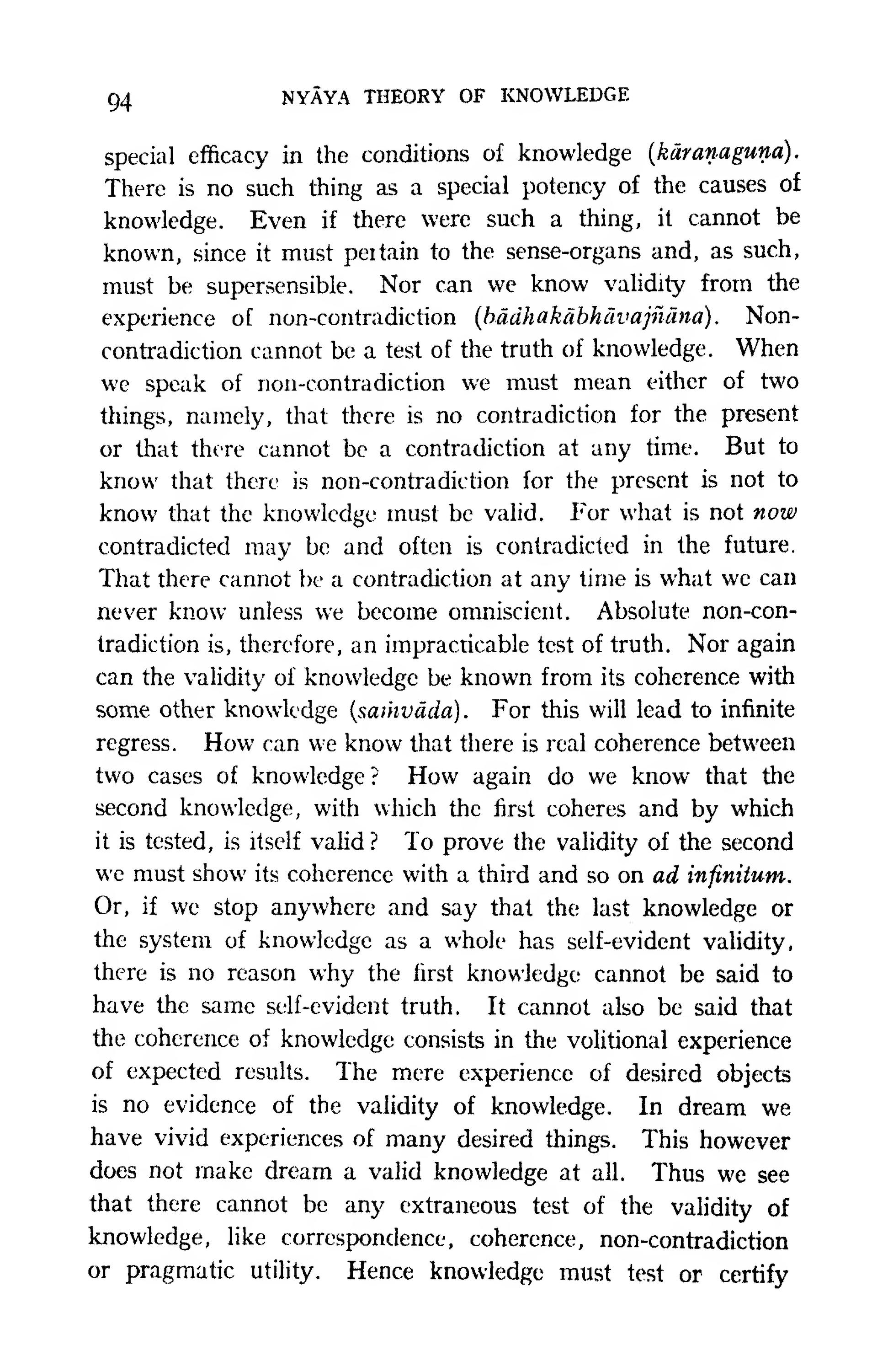Page 114 of: The Nyaya theory of Knowledge