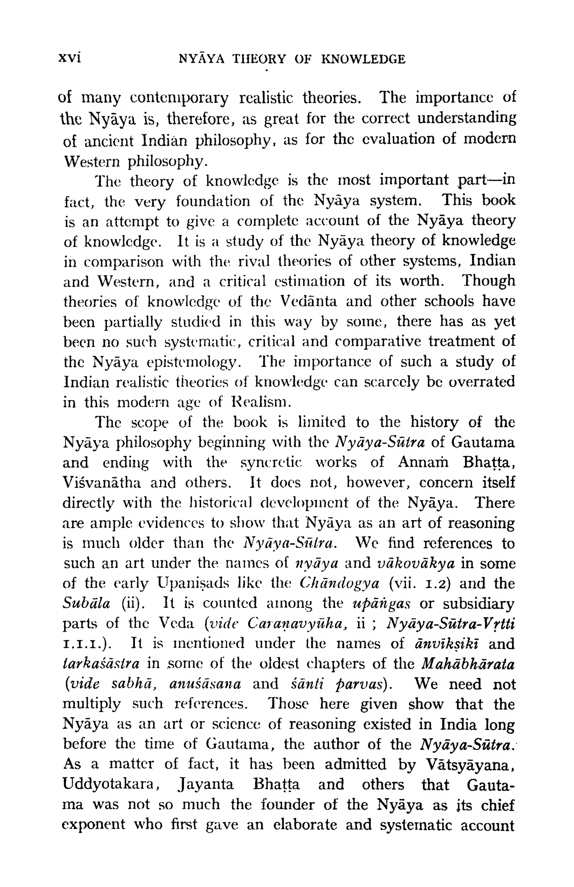 Page 17 of: The Nyaya theory of Knowledge