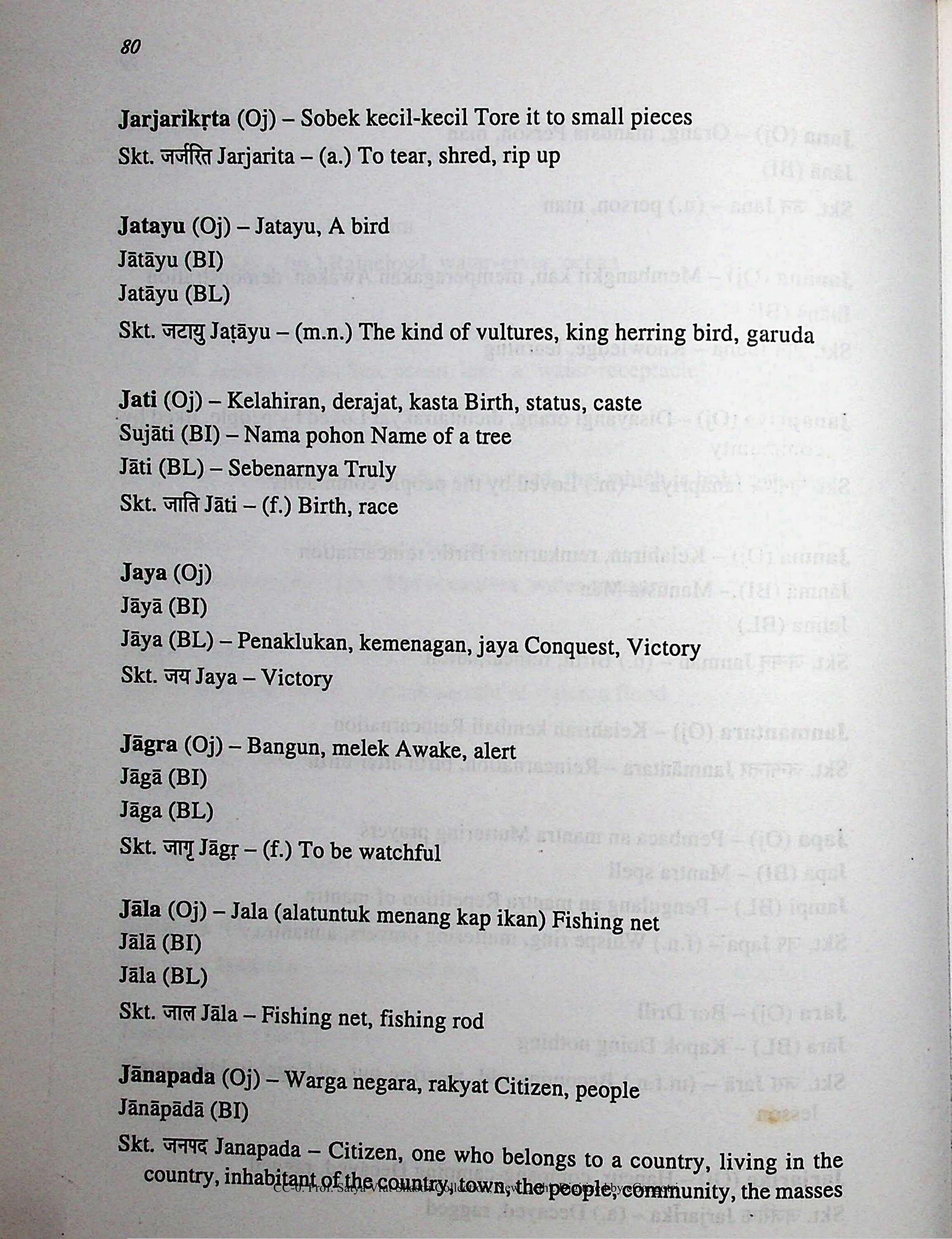 Page 106 of: Sanskrit Words In Southeast Asian Languages