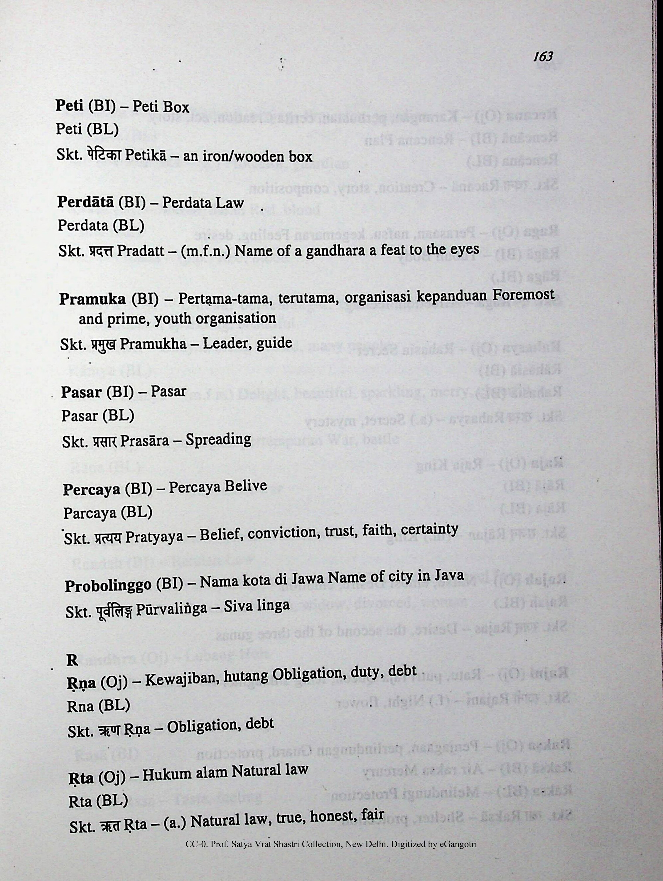 Page 189 of: Sanskrit Words In Southeast Asian Languages