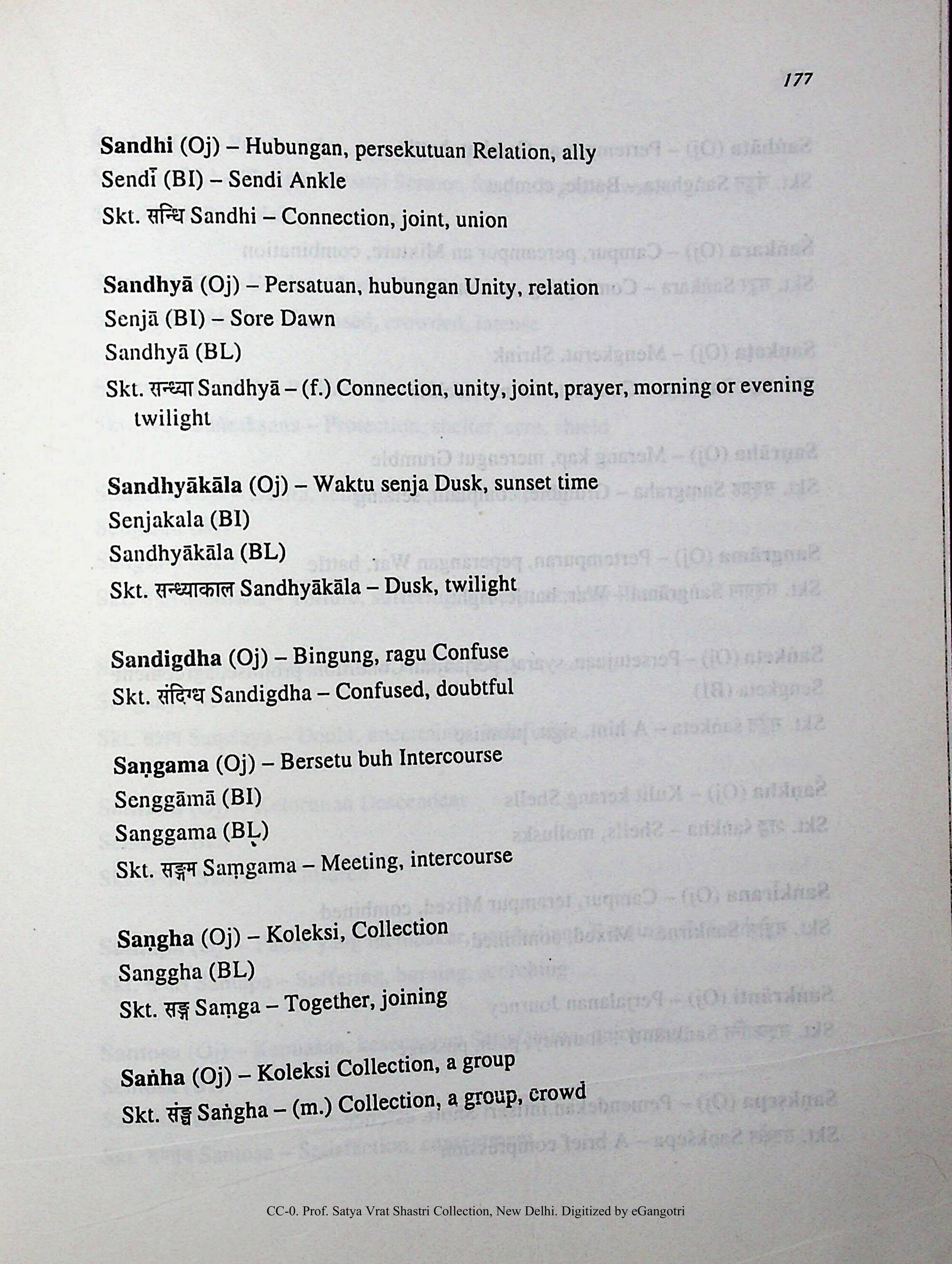 Page 203 of: Sanskrit Words In Southeast Asian Languages