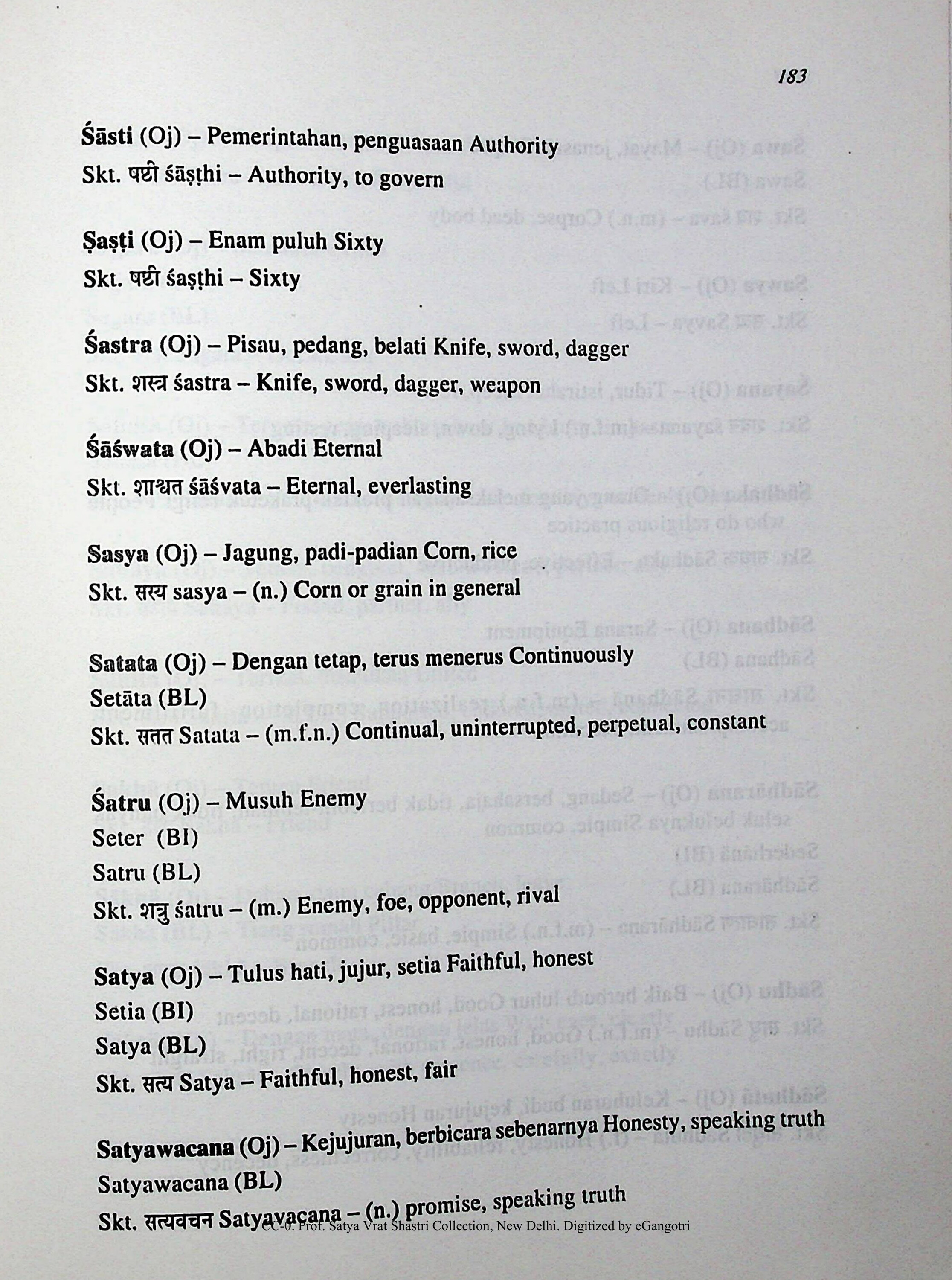 Page 209 of: Sanskrit Words In Southeast Asian Languages