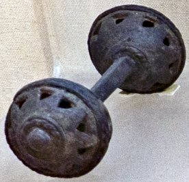 Jhunjhuna (rattle) (16th century) [New Delhi Museum—Musical Instruments]