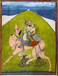 Painting of Dhola and Maru [New Delhi Museum—Paintings]