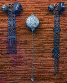 Silver chunam boxes [Galle National Museum]