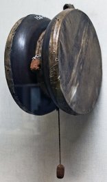 Waist drum (18th century) (from East India) [New Delhi Museum—Musical ...