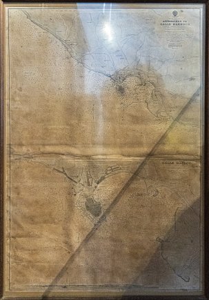 Ancient Map of Galle Harbour [Galle National Museum]