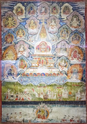 Buddhist Rites at Swayambhu Stupa [Patan Museum (Nepal)]