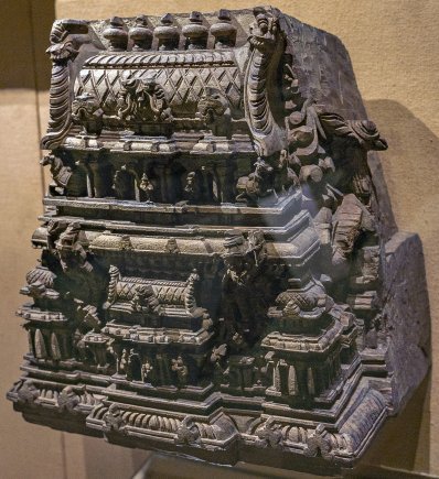 Carving of a Shaivite Temple (19th century) [New Delhi Museum—Wood ...