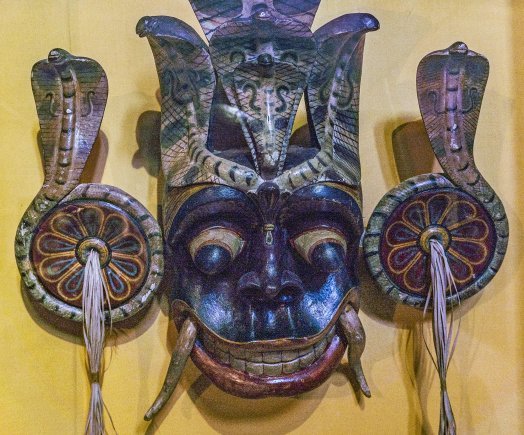 Gara Yaka Mask (close-up) [Galle National Museum]