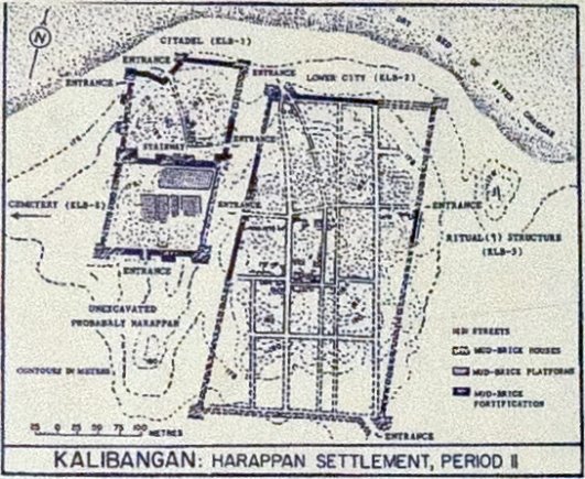 Kalibangan (Hanumangarh, Rajasthan) [New Delhi Museum—Harappan ...