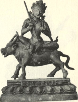 Krishna-Dharmaraja [The Pao-hsiang Lou Pantheon]