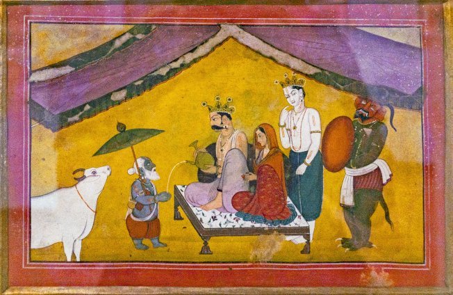 Painting of Vishnu as dwarf [New Delhi Museum—Paintings]