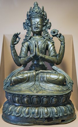 Shadakshari Lokeshvara (Tibet, 17th century) [Patan Museum (Nepal)]