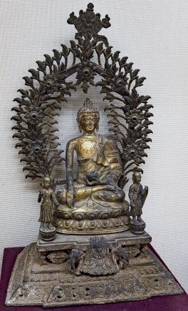 Shakyamuni, Sariputra and Maudgalyayana [Buddhist Art Gallery: Northern ...